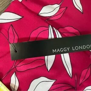 Maggy London | Dresses | Nwt Maggy London Novella Floating Leave Maxi ...